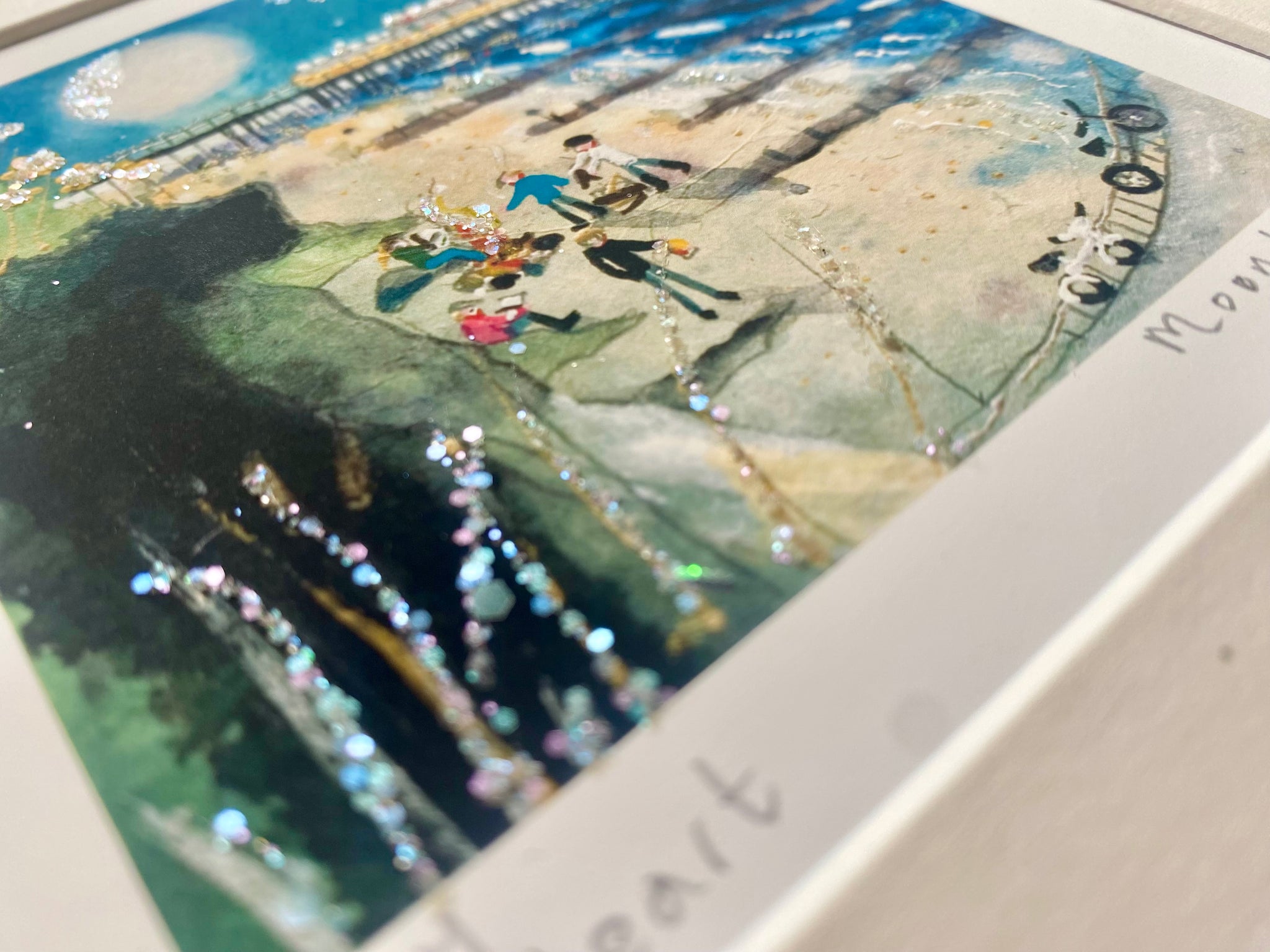 Mini Prints | Moon bathing | Lucy Loveheart